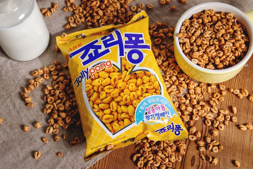 ktown4u.com : [CROWN] Jolly pong - Cereal Snack 74g*1EA